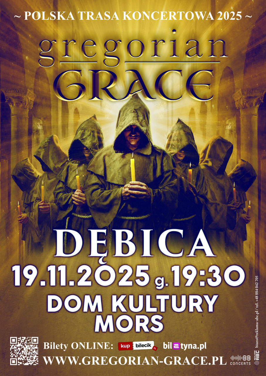 Mistyczne brzmienia w Dębicy – koncert Gregorian Grace - Ziemia Dębicka